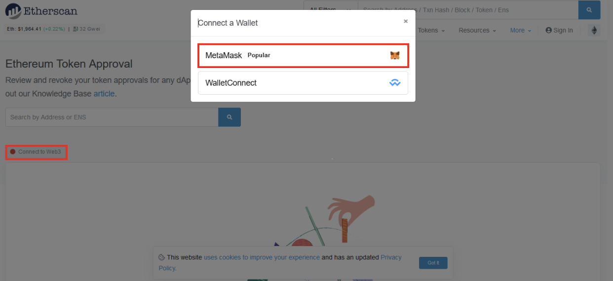 How to revoke token approval – Beam